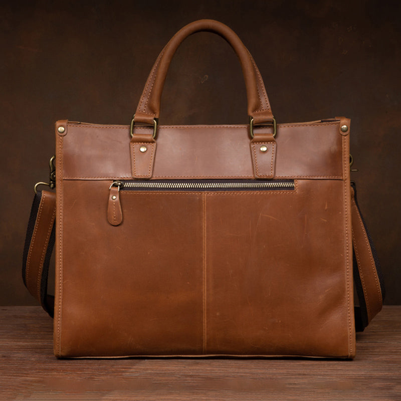 Stylish Leather Briefcase for Men – Versatile bag men office & Business ...